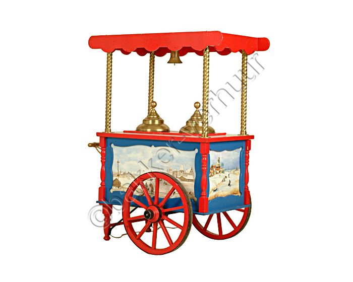 Luxe Franse ijskar met koeling - Bakker Horecaverhuur Utrecht